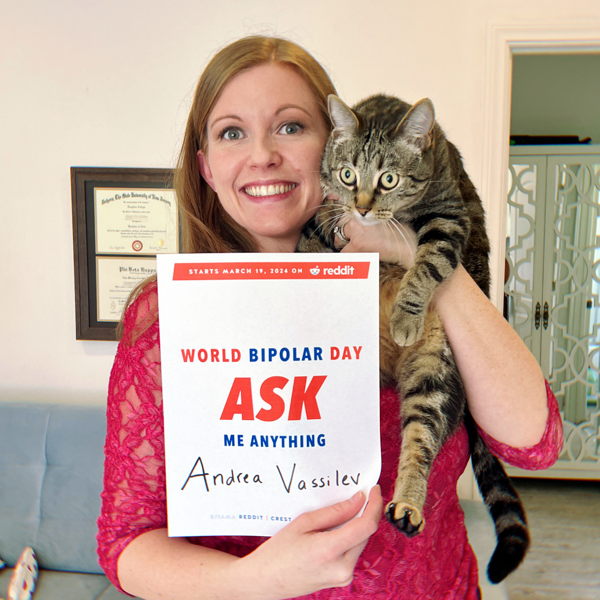 Andrea Vassilev - World Bipolar Day AMA 2024 | CREST.BD